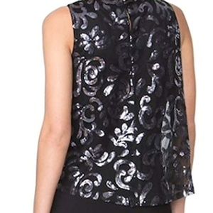 Chaps | Dresses | Black Sequin Maxi Dress | Poshmark